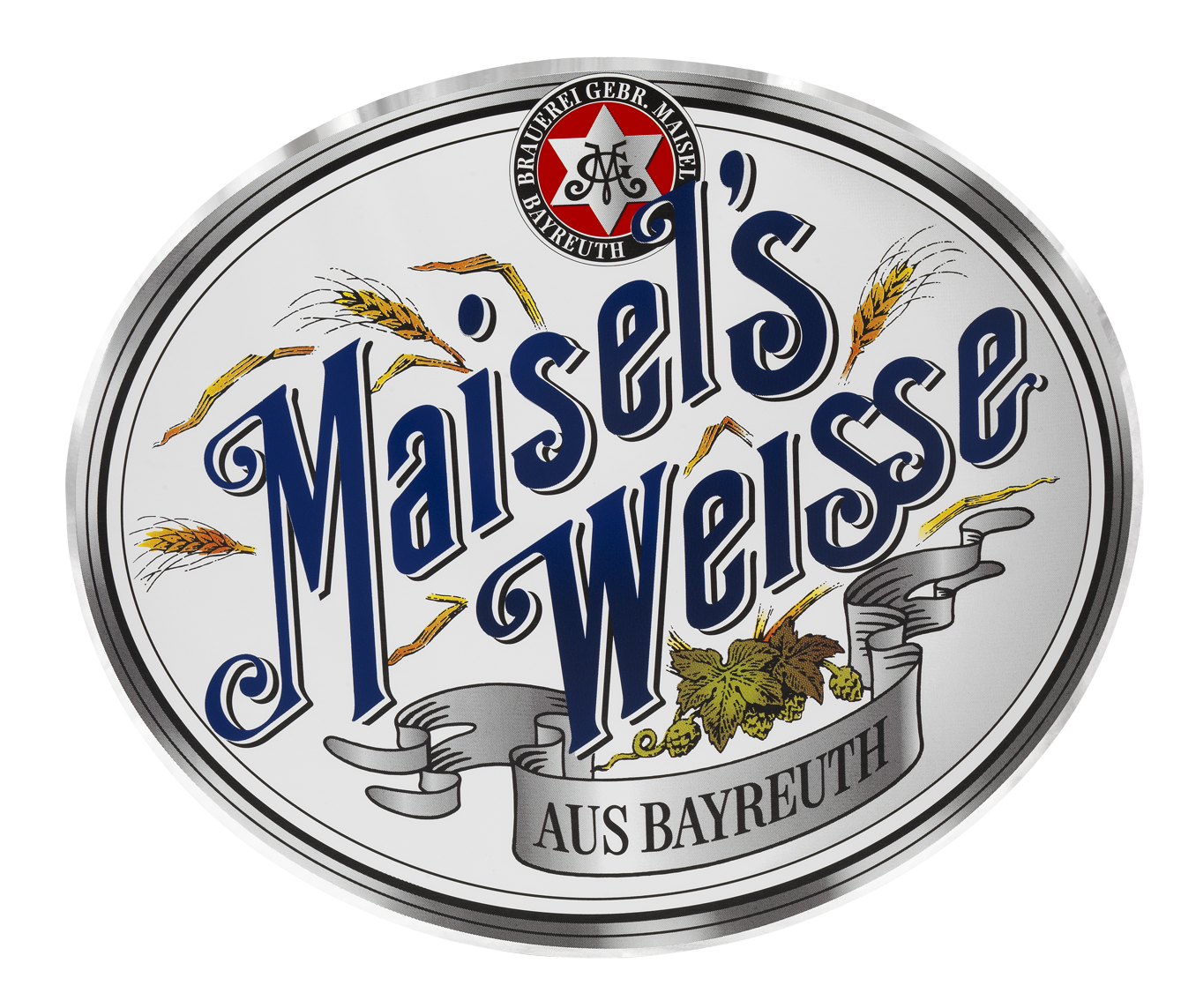 Maisel's Weisse Botschaftsschild 47 x 38 cm | liebesbier.de